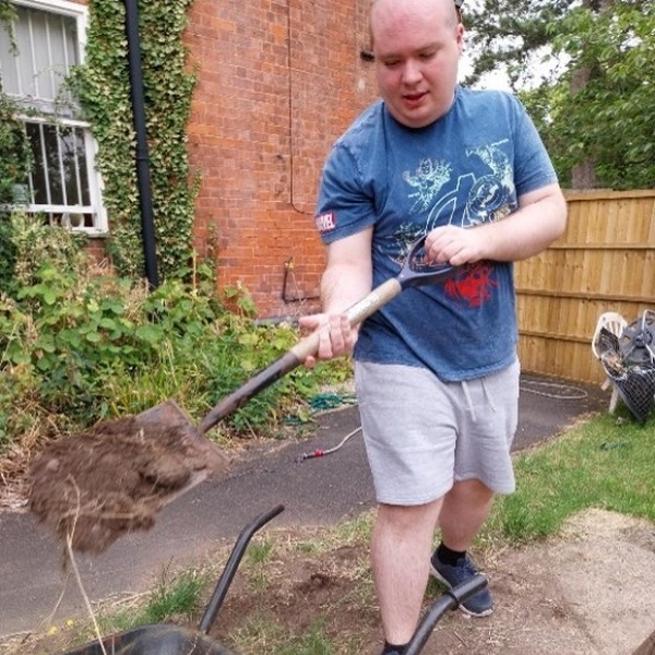 Autism East Midlands | Keen gardeners who use our Hamilton service in…